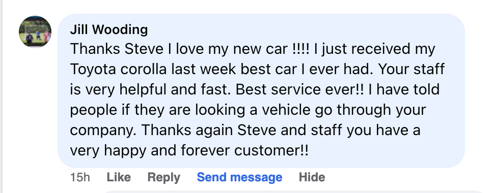 Thank You – Driving With Steve