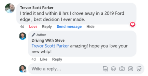 Thank You – Driving With Steve